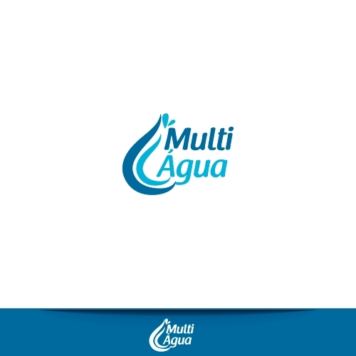 MULTI ÁGUA | Criação de Logo Para Alimentos & Bebidas