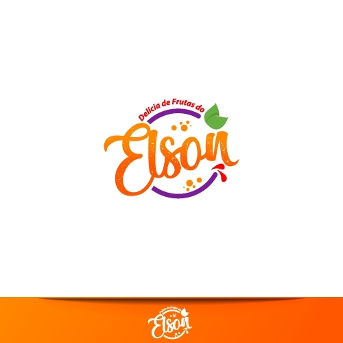 Delícia de Frutas do Elson | Criação de Logo Para Alimentos & Bebidas