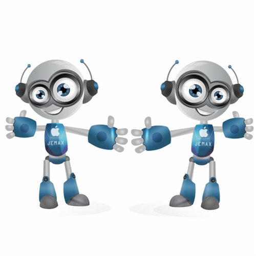 Jemax | Criação de Mascote Para Tecnologia & Ciencias
