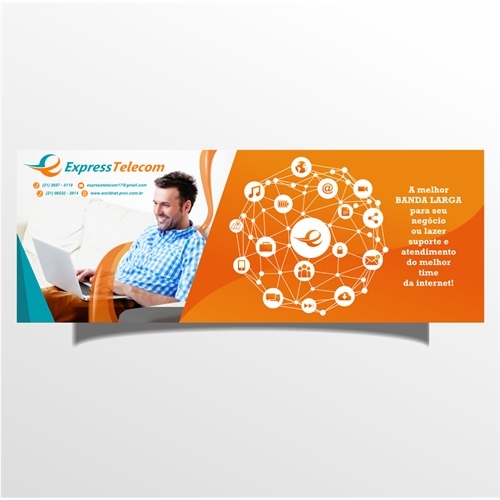 Express Telecom Ltda Me | Criação de Capa para Facebook Para Compu...