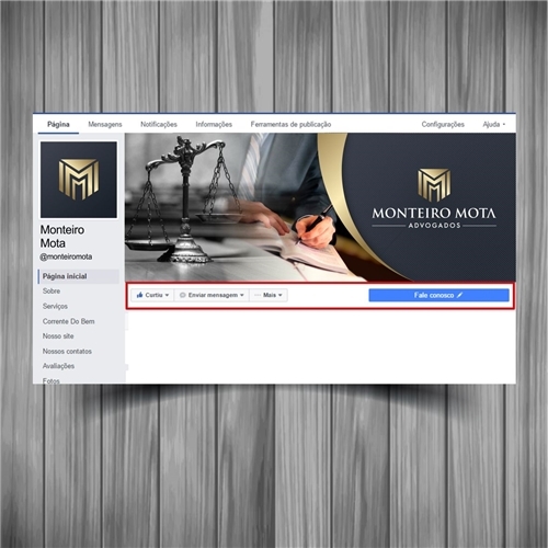 MONTEIRO MOTA ADVOGADOS | Criação de Capa para Facebook Para Advoca...