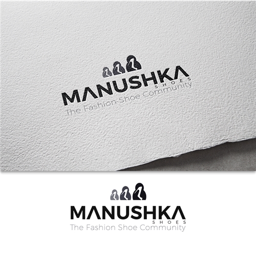 “Manushka Shoes” - The Fashion Shoe Community | Criação de Logo Par...