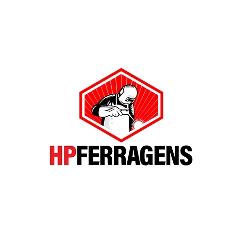 HP FERRAGENS | Criação de Logo e Papelaria (6 itens) Para Construçã...