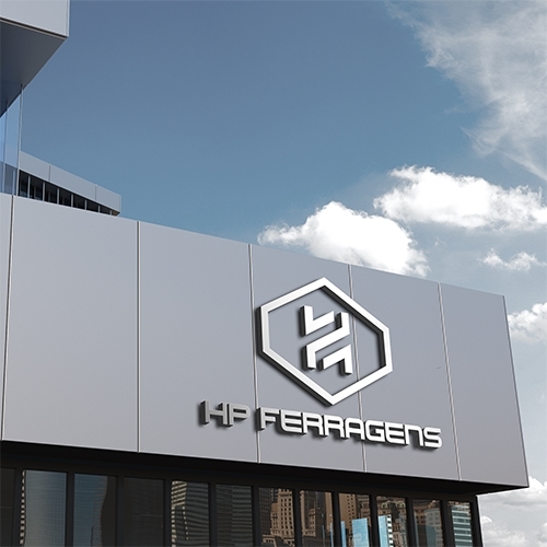 HP FERRAGENS | Criação de Logo e Papelaria (6 itens) Para Construçã...