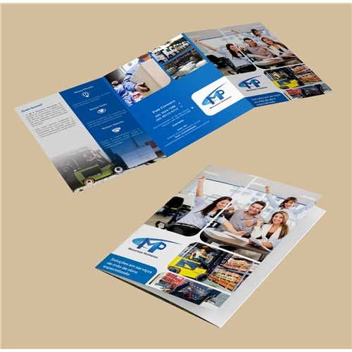 M P Recursos Humanos | Criação de Folder (até 8 paginas) Para Con...