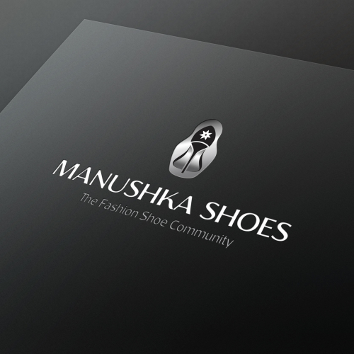 “Manushka Shoes” - The Fashion Shoe Community | Criação de Logo Par...