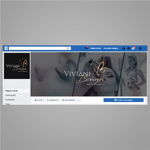Viviani Braga | Criação de Capa para Facebook Para Beleza