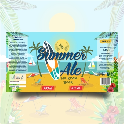 No Know Beer | Criação de Layout de Rótulo Para Alimentos & Bebidas