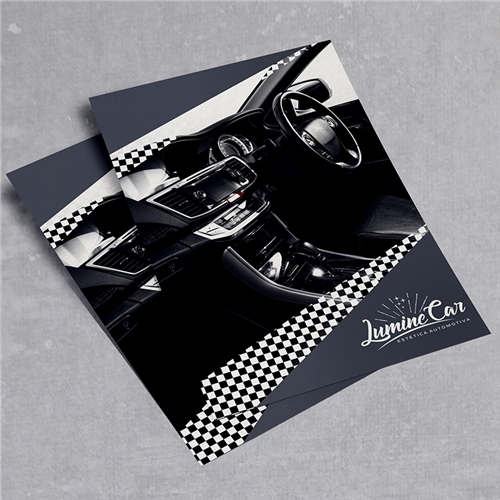 Lumine Car Estética Automotiva | Criação de Folder Para Automotivo