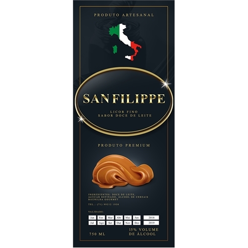 Licor de Doce de Leite | Criação de Layout de Rótulo Para Alimentos...