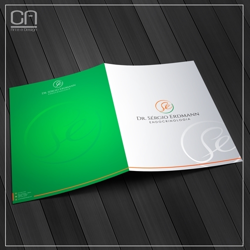 Dr. Sérgio Erdmann | Criação de Papelaria (6 itens) Para Saúde & Nu...