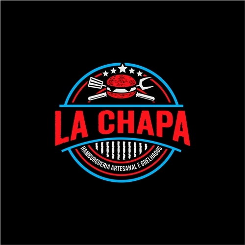 La chapa | Criação de Logo Para Alimentos & Bebidas