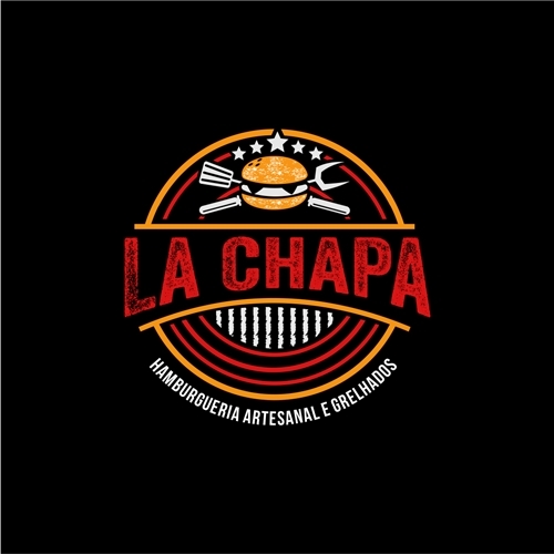 La chapa | Criação de Logo Para Alimentos & Bebidas