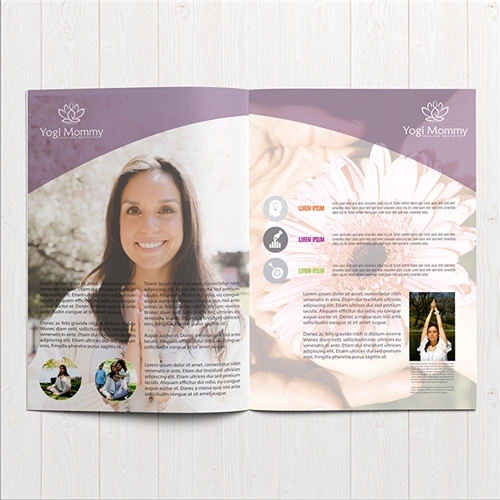 Yogi Mommy - Yoga and Meditation | Criação de Folder Para Saúde