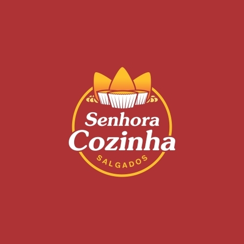 SENHORA COZINHA SALGADOS | Criação de Logo Para Alimentos & Bebidas