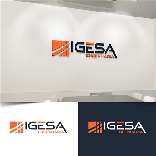 Igesa Engenharia | Criação de Logo e Cartao de Visita Para Construç...