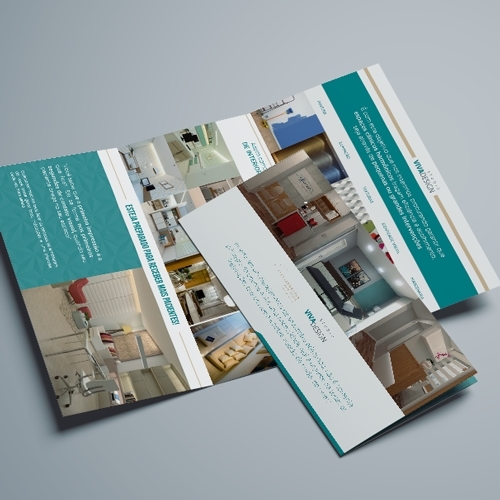 Studio Vivadesign por Flávia Portela | Criação de Folder Para Arqui...