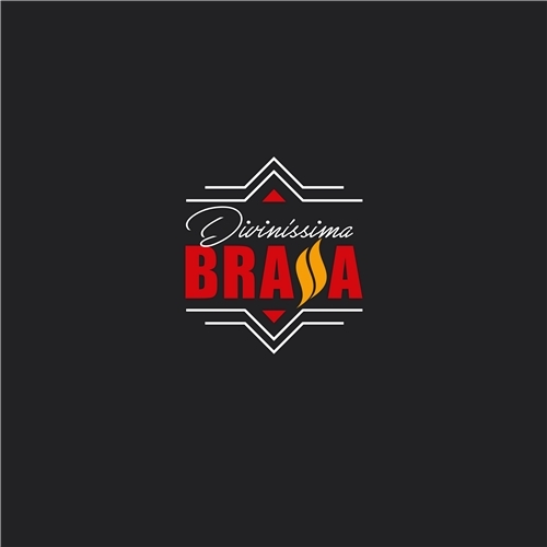 Diviníssima Brasa | Criação de Logo Para Alimentos & Bebidas