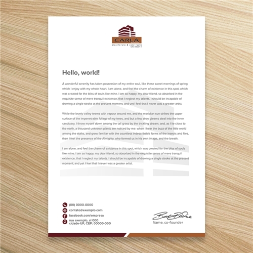 CARLA SCHUSTER | Criação de Papelaria Profissional Para Construção ...