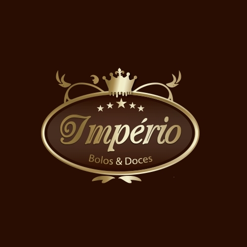Império Bolos & Doces | Criação de Logo e Cartao de Visita Para Ali...