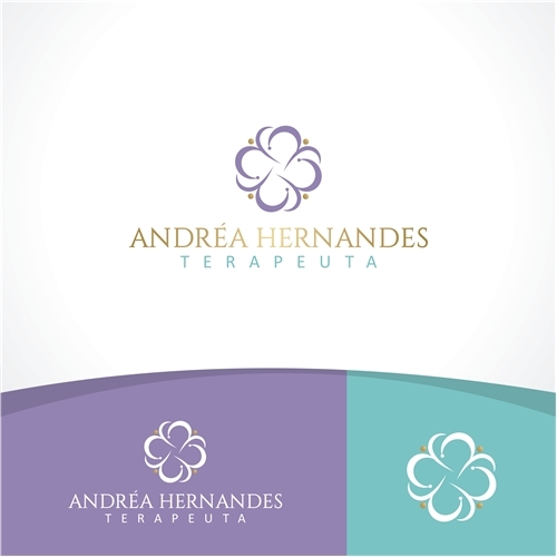 Andréa Hernandes - Terapeuta | Criação de Logotipo + Cartão + Manu...