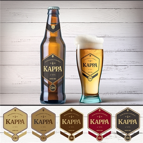 Cerveja KAPPA | Criação de Logo e Rótulo Para Alimentos & Bebidas