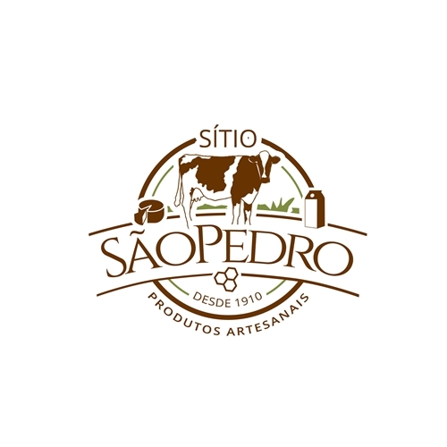 Sítio São Pedro | Criação de Logo Para Alimentos & Bebidas