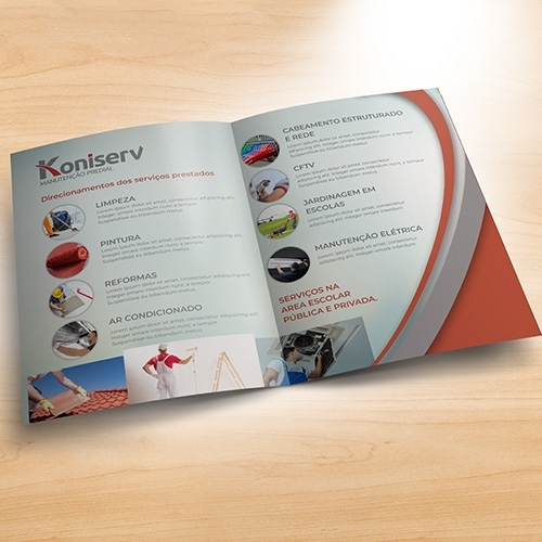 koniserv | Criação de Folder Para Construção & Engenharia