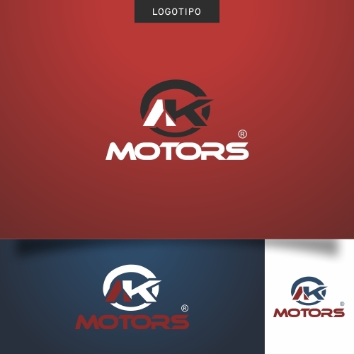 AK Motors | Criação de Logo Para Automotivo