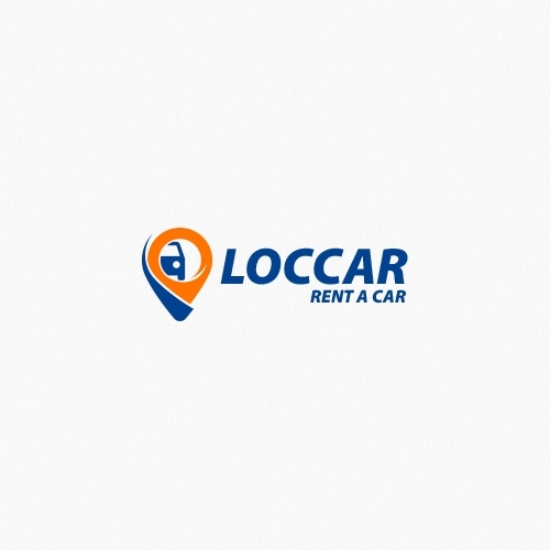 Loccar rent a car | Criação de Logo Para Automotivo