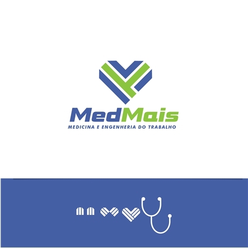 MEDMAIS / Medicina e Engenharia do Trabalho | Criação de Logo e Pap...