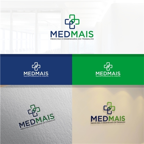 MEDMAIS / Medicina e Engenharia do Trabalho | Criação de Logo e Pap...
