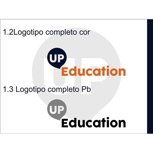 Up Education | Criação de Manual da Marca Para Educação & Cursos