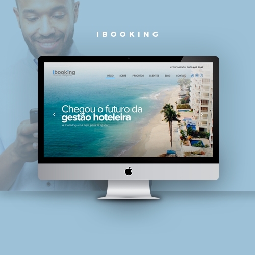 ibooking - Reservas Inteligentes | Criação de Layout Web-Design Par...