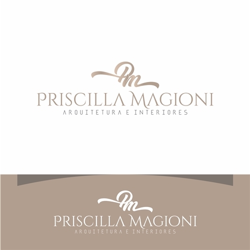 Priscilla Magioni - Arquitetura e Interiores | Criação de Logo e Pa...
