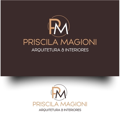 Priscilla Magioni - Arquitetura e Interiores | Criação de Logo e Pa...