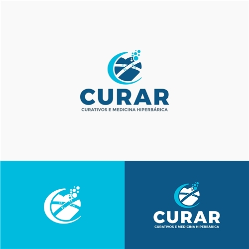 CURAR - Curativos e Medicina Hiperbárica | Criação de Logo Para Saú...