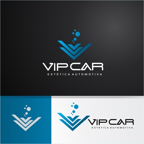 VIP CAR ESTÉTICA AUTOMOTIVA | Criação de Logo Para Automotivo