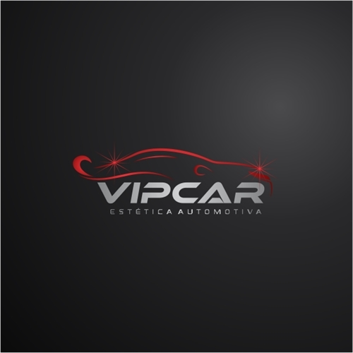 VIP CAR ESTÉTICA AUTOMOTIVA | Criação de Logo Para Automotivo