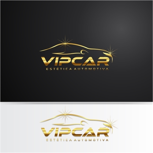 VIP CAR ESTÉTICA AUTOMOTIVA | Criação de Logo Para Automotivo
