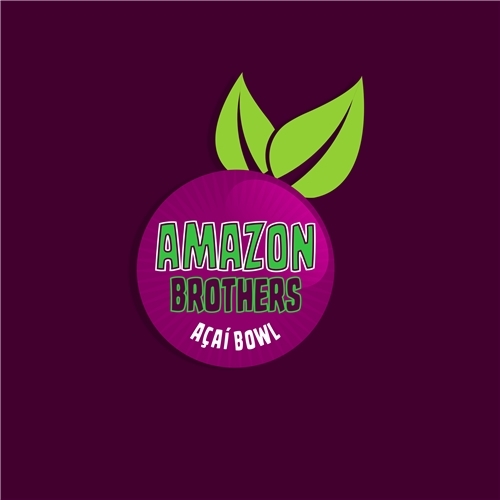 Amazon Brothers - Acaí HOUSE | Criação de Logo Para Alimentos & Beb...