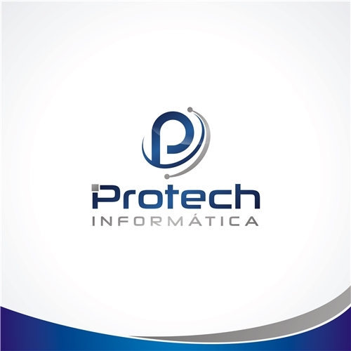 Protech Informática | Criação de Logo Para Informática (Redes, Segu...