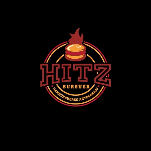 Hitz Burguer | Criação de Logo Para Alimentos & Bebidas