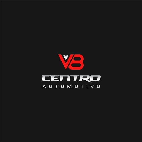 V8 CENTRO AUTOMOTIVO | Criação de Logo Para Automotivo