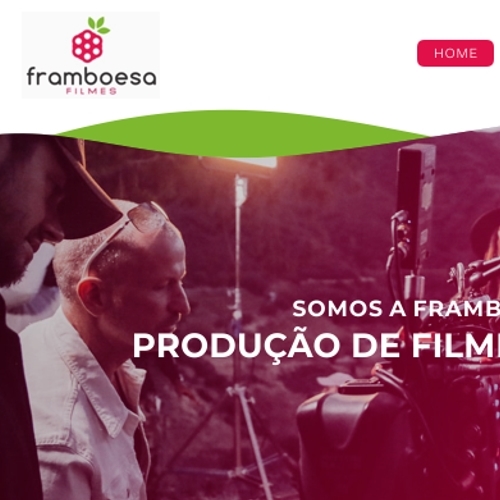 Framboesa Filmes | Criação de Layout Web-Design Para Artes, Música ...