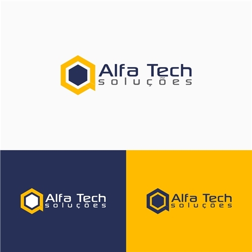 Alfa Tech Soluções | Criação de Logo Para Tecnologia & Ciencias