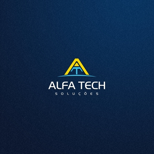 Alfa Tech Soluções | Criação de Logo Para Tecnologia & Ciencias