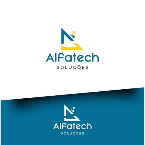 Alfa Tech Soluções | Criação de Logo Para Tecnologia & Ciencias
