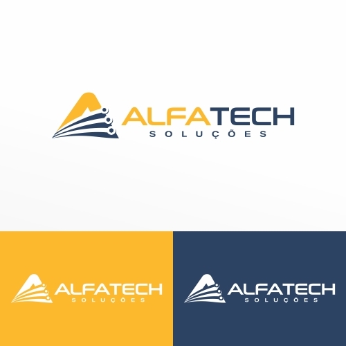 Alfa Tech Soluções | Criação de Logo Para Tecnologia & Ciencias