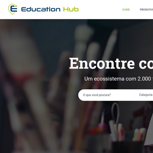 Education-Hub | Criação de Layout Web-Design Para Educação & Cursos